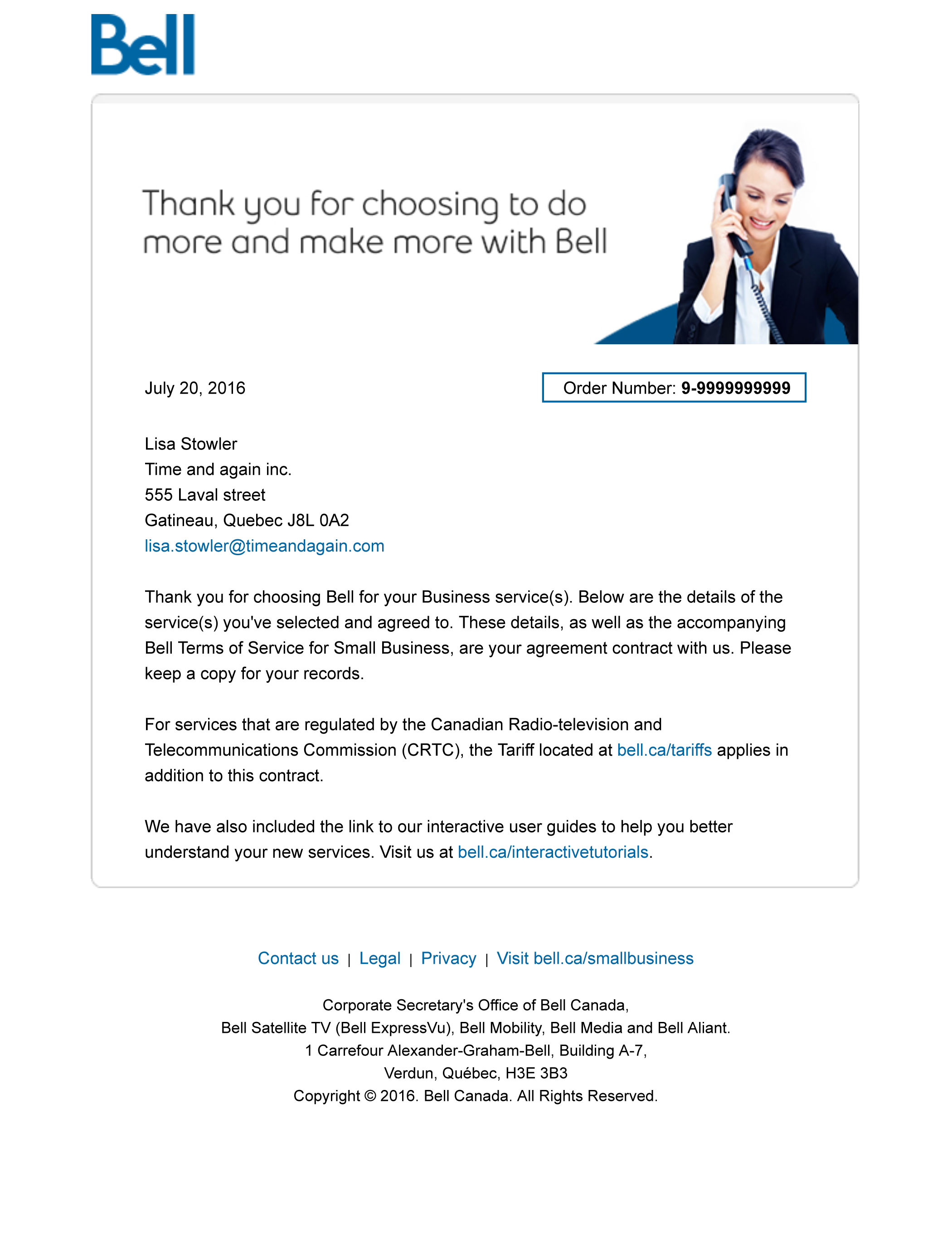 Activate online security services | Bell Business Internet